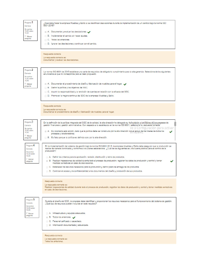 Examen Modulo 4 Gerencia de La Calidad | PDF