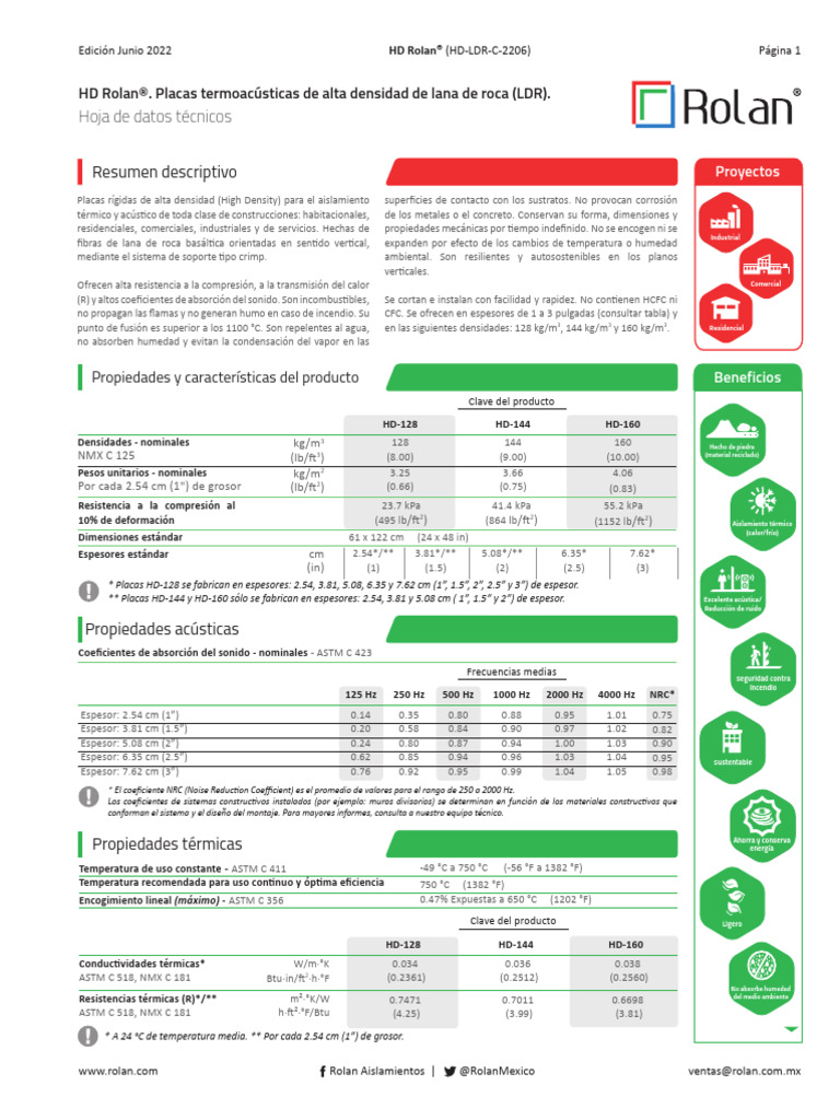 06 CO HD-Rolan® 230622 | PDF | Temperatura | Mecánica de Medios Continuos
