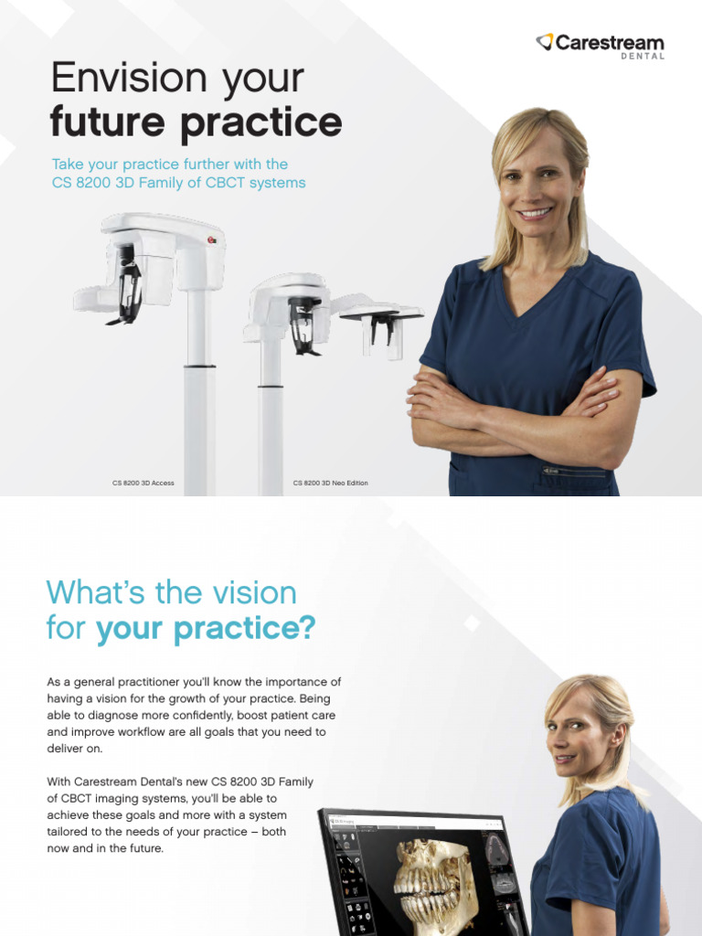 Cs 8200 3d Access Brochure | PDF | Dentistry | Dentist