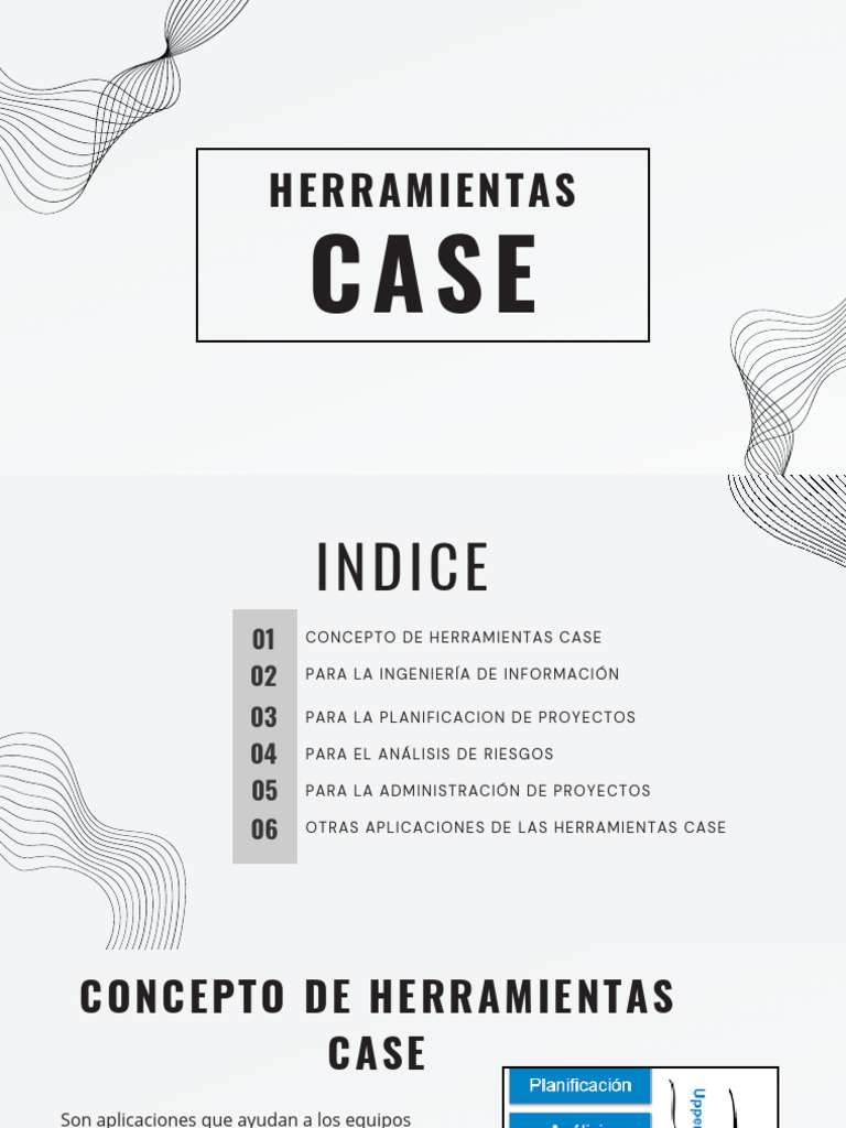 HERRAMIENTAS CASE | PDF | Software | Gestión de proyectos