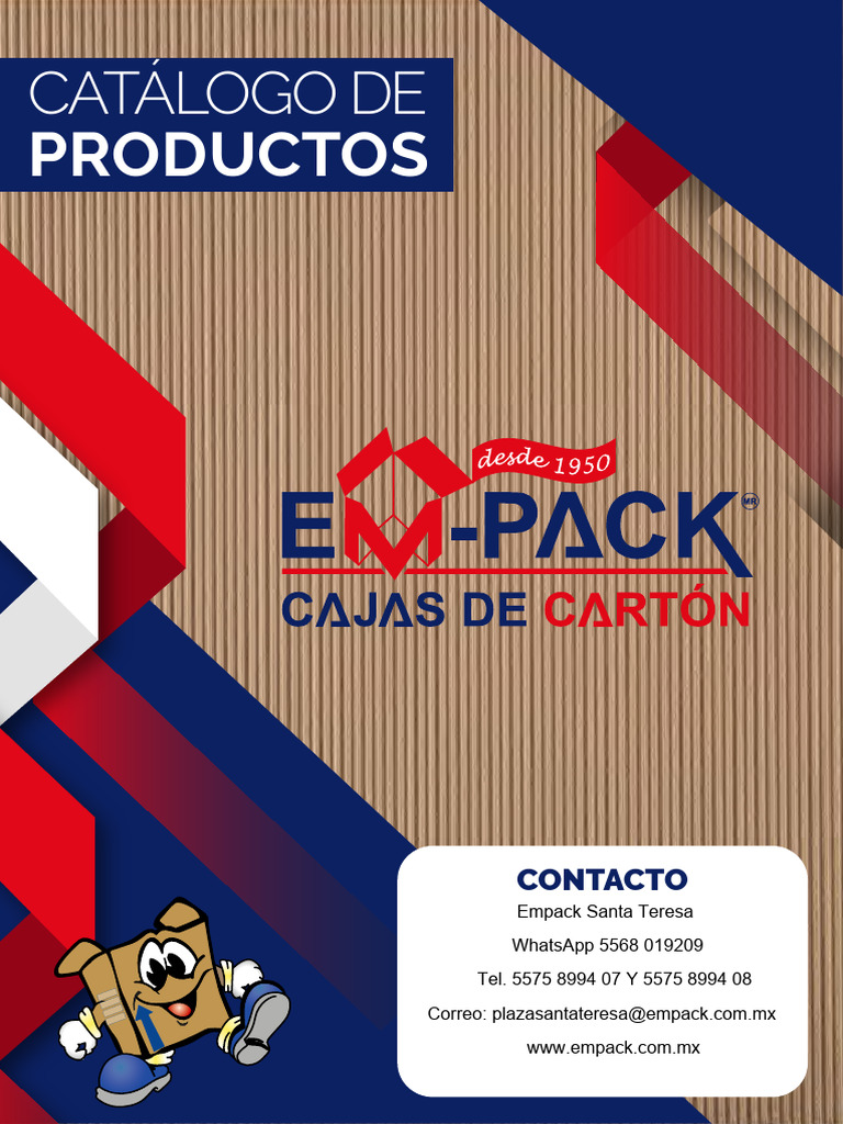 Catálogo de Productos Empack México | PDF | Cartón | Papelería