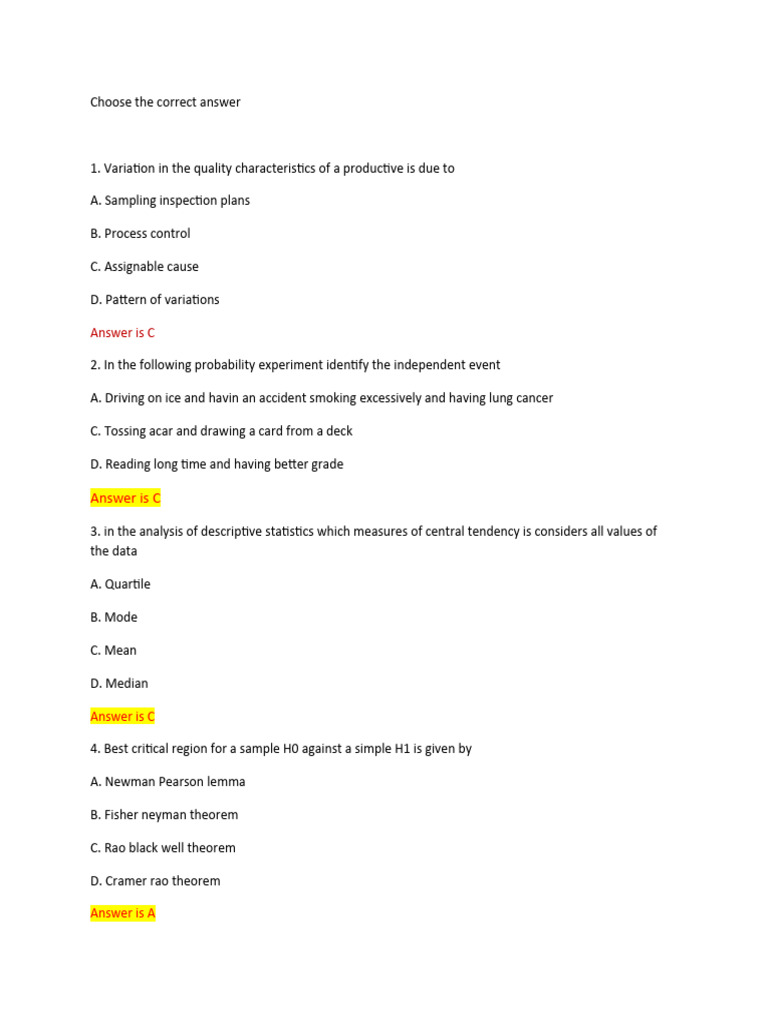 Model Exit Exam Questions | PDF | Statistics | Estimation Theory