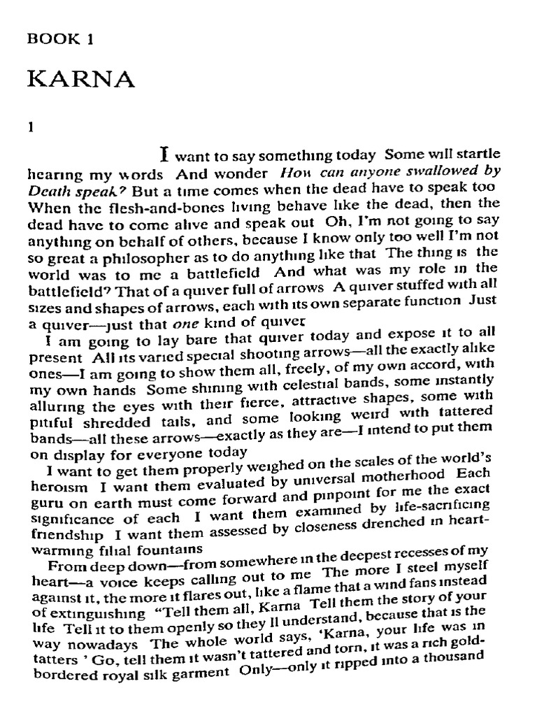 Mrityunjaya Karna Book 1 Shivaji Sawant English P Lal Nandini Nopany ...