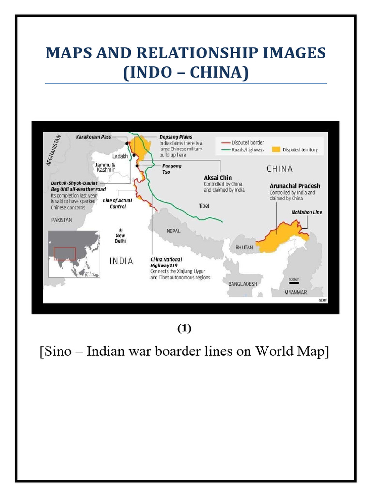 Indo-China Maps and Relations Overview | PDF