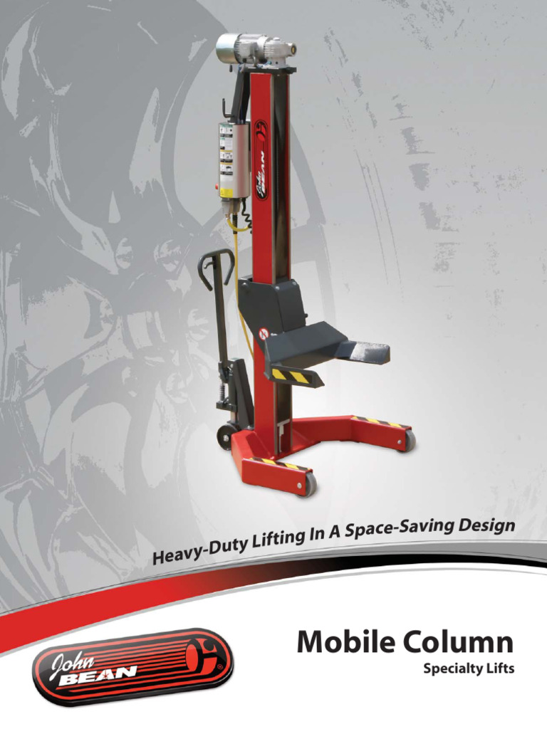 John Bean Mobile Column Lifts Overview | PDF | Automotive Industry ...