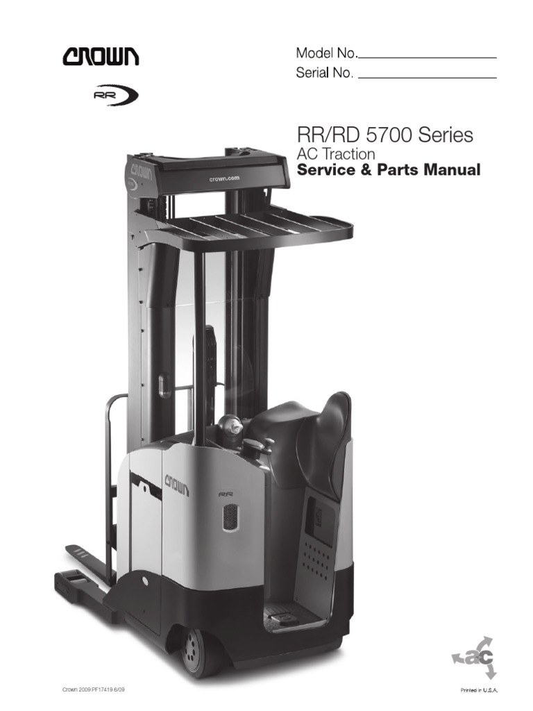 Crown RR:RD 5700 AC | PDF | Steering | Vehicle Technology