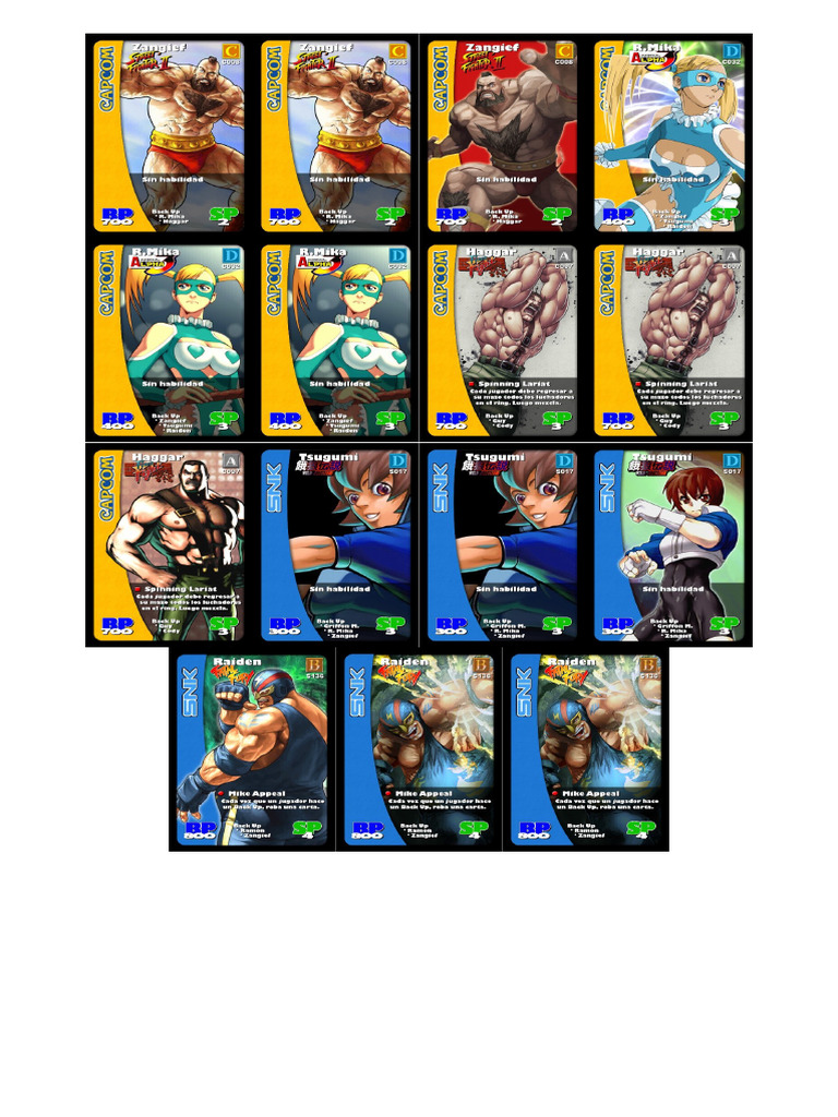 Deck Zangief TCG | PDF
