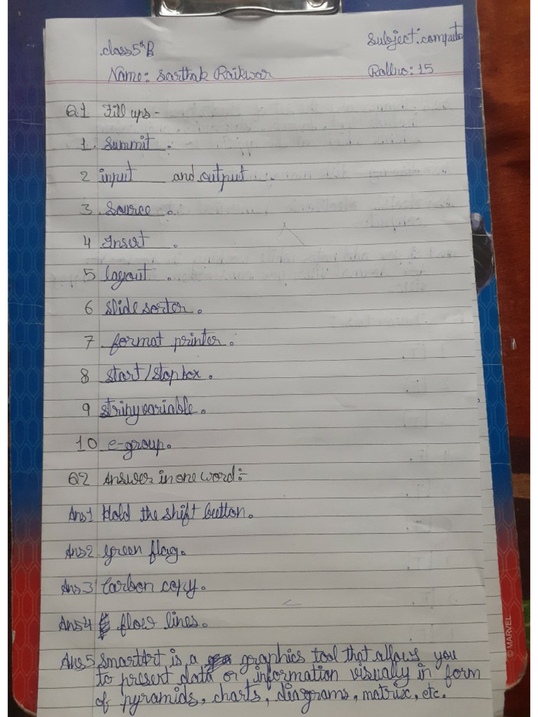 computer answer sheet | PDF