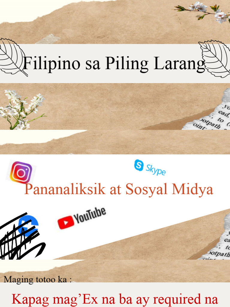 Cot 2 PPT PFPL | PDF