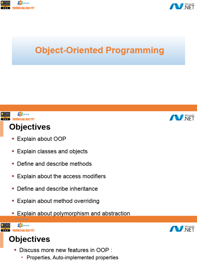 Chapter 03 Object Oriented Programming Pdf Method Computer Programming Class Computer