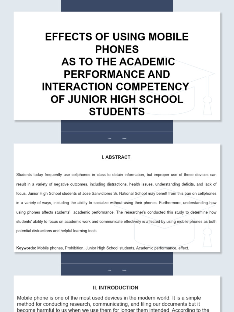 Simple Blue Graduation Thesis Defense-WPS Office | PDF | Mobile Phones | Smartphone