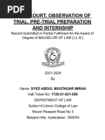 Moot Court Practical File | PDF