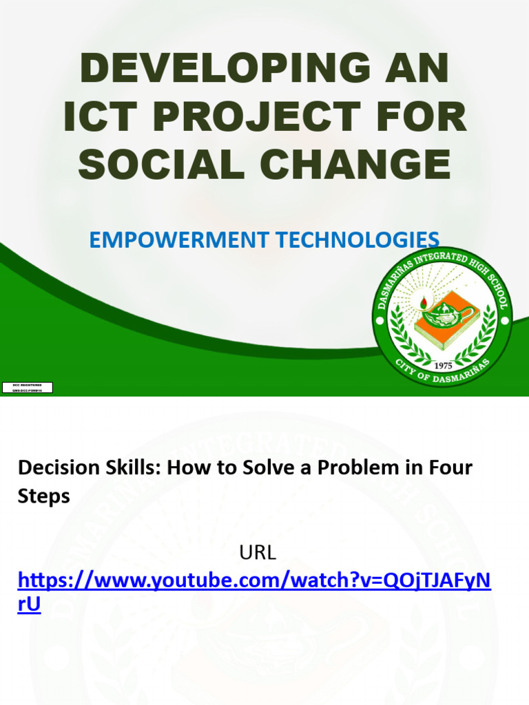ICT Project Development for Social Change | PDF