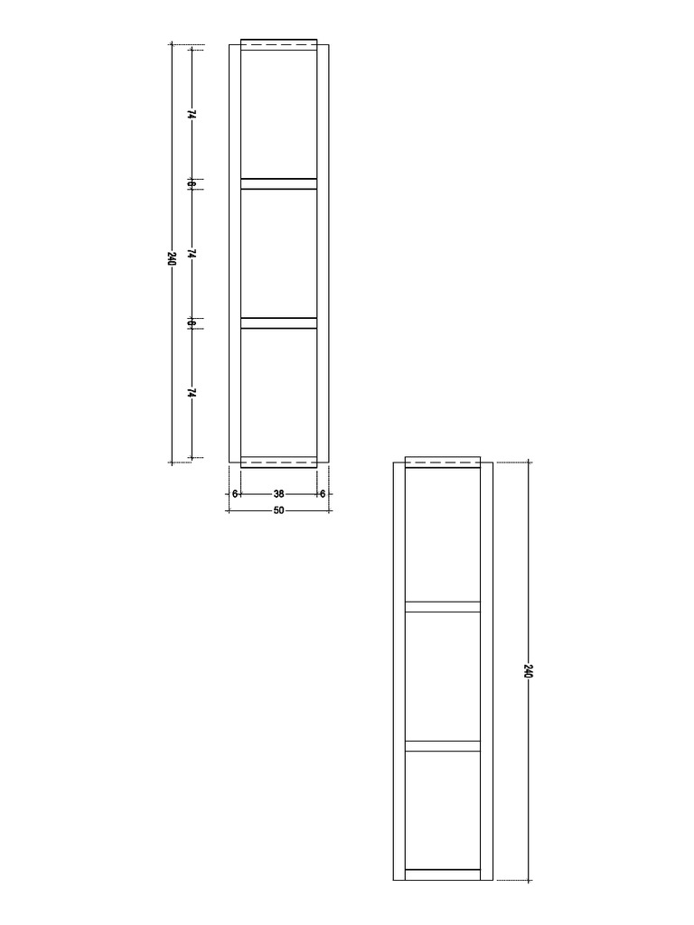 Gambar Kerja-Bekisting Balok | PDF
