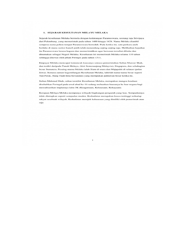 Afrina Sejarah Bab 5 | PDF