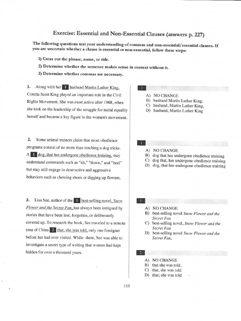 Defining Non Defining Clauses | PDF