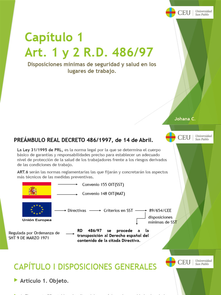 Seguridad Laboral: RD 486/1997 | PDF | Valores