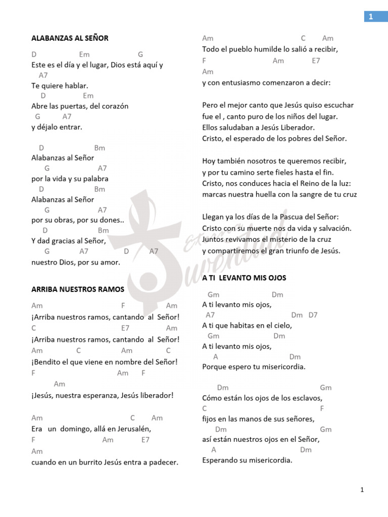 Libro de Cantos 2024 | PDF | Cristo (título) | eucaristía