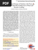 Stadium Design Standards and Loads | PDF | Wind Tunnel | Beam (Structure)