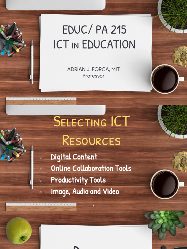 LESSON 3 - Selecting ICT Resources | PDF | Infographics | Multimedia