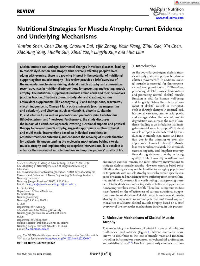 2024-Nutritional Strategies For Muscle Atrophy Current Evidence and ...