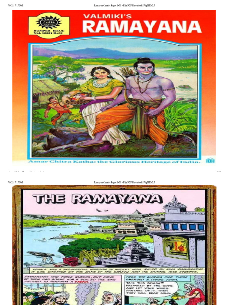 Ramayan Comics Pages 1-50 - Flip PDF Download - FlipHTML5!1!11 | PDF