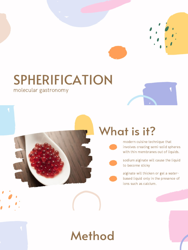 Caviar Creation via Spherification Techniques | PDF | Wellness | Science & Mathematics