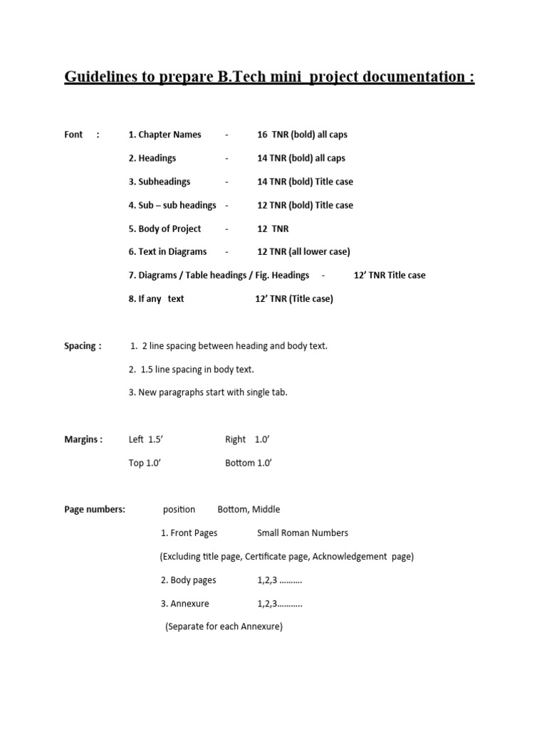 Mini Project Documentation 1 Rules Pdf