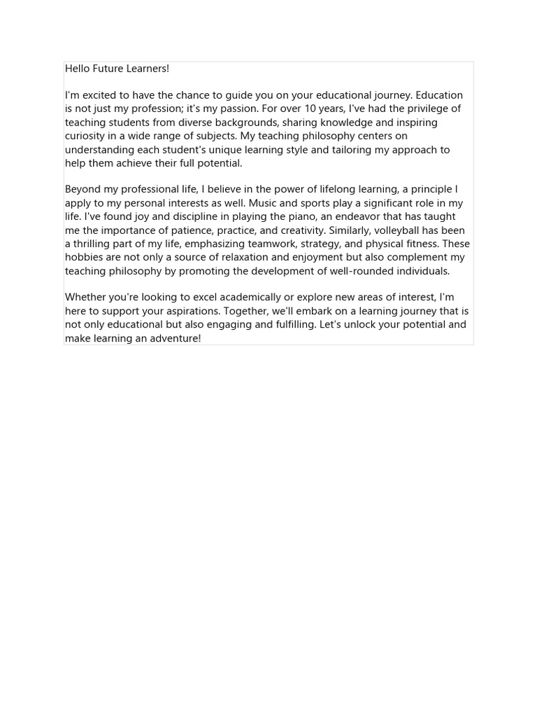 Personalized Learning Journey Guide | PDF