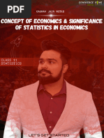 Class 11 Economics Statistics Notes | PDF
