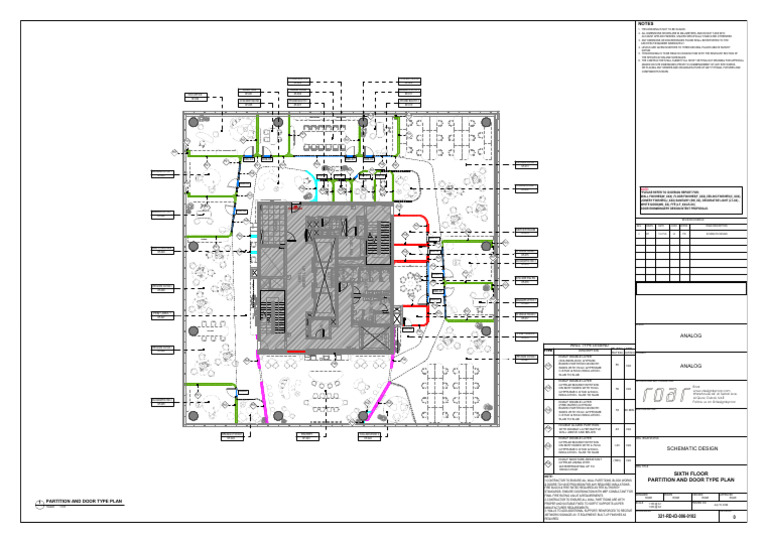 321-RD-ID-006-0102 Partion and Door Type Plan | PDF | Buildings And ...