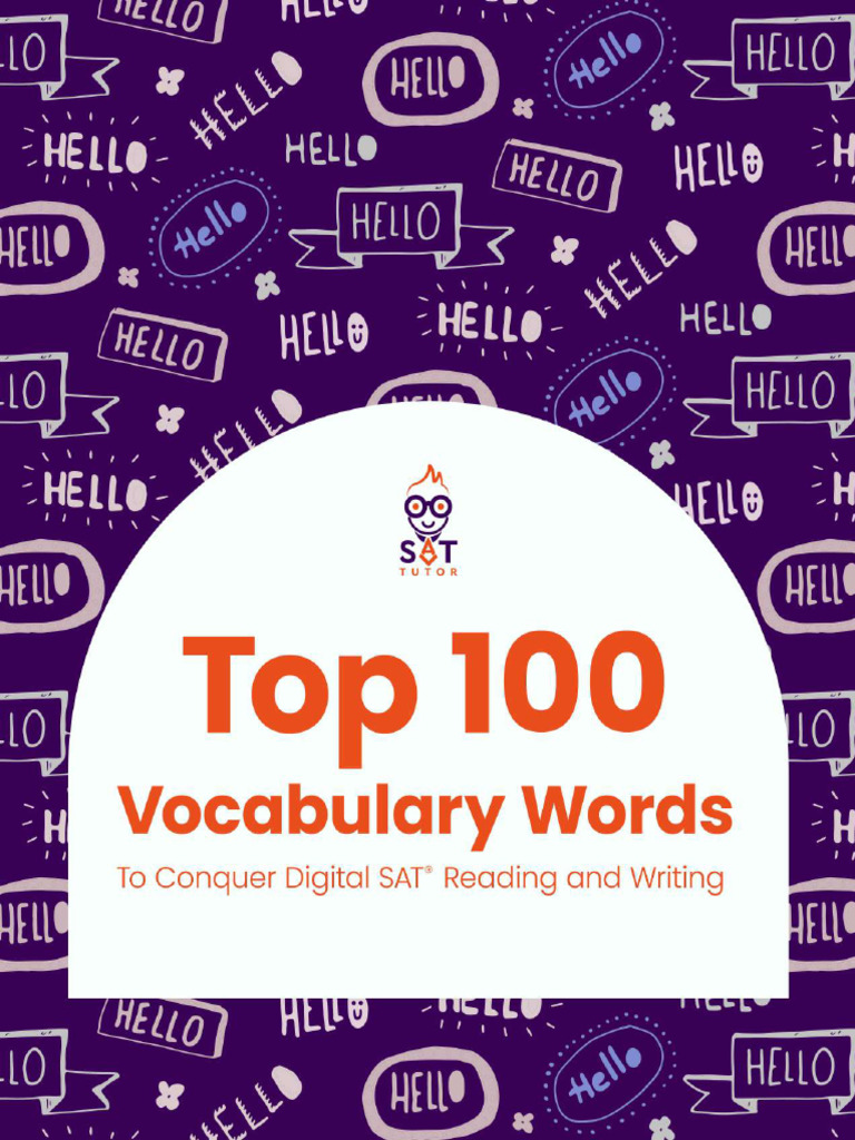 Digital Sat Vocabulary | PDF