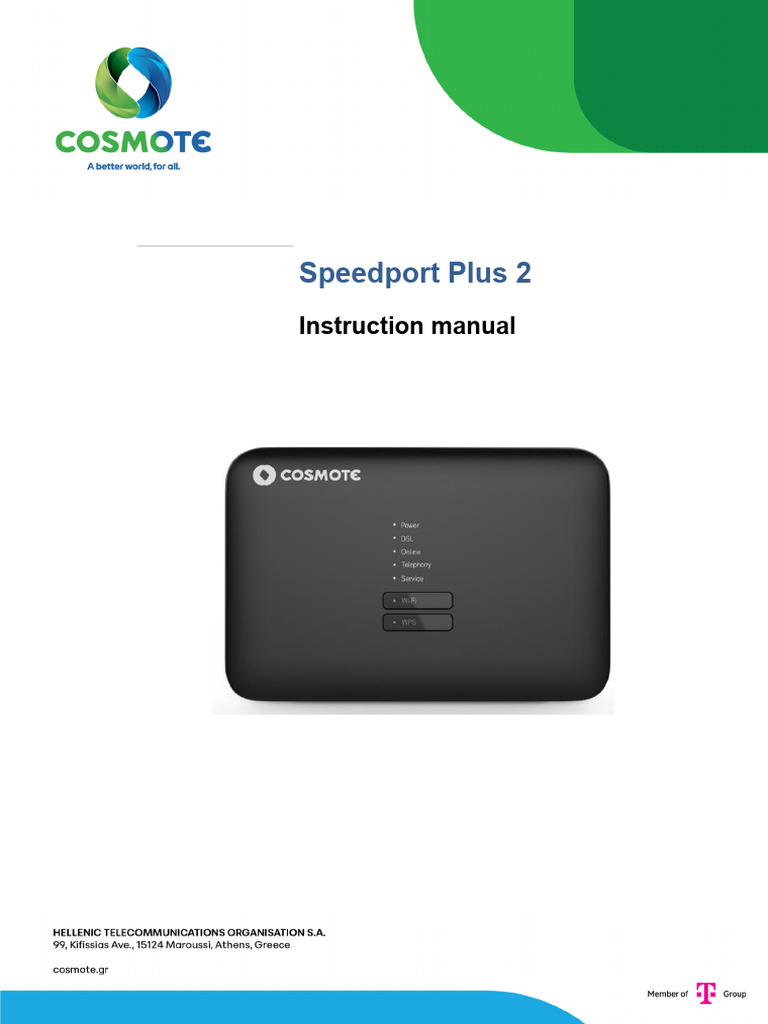 SpeedportPlus2 Sercomm Instruction Manual Eng | PDF | Ip Address | Wi Fi SpeedportPlus2 Sercomm Instruction Manual Eng | PDF | Ip Address | Wi Fi