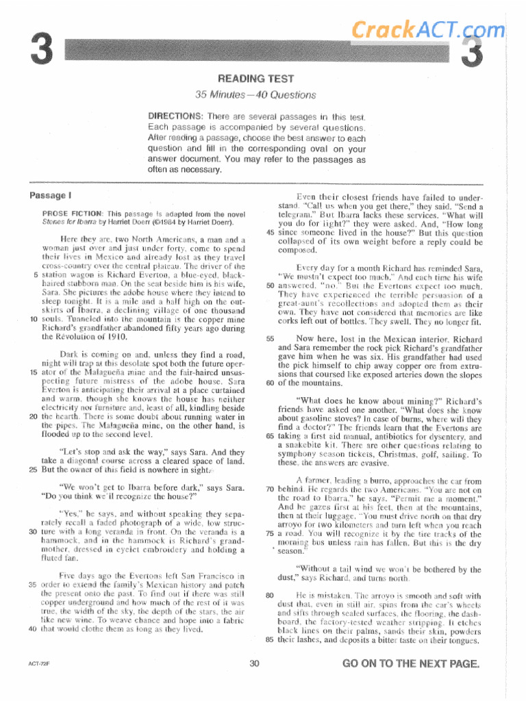 72F Reading | PDF