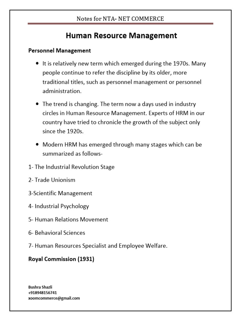 HRM Word File | PDF | Recruitment | Human Resource Management