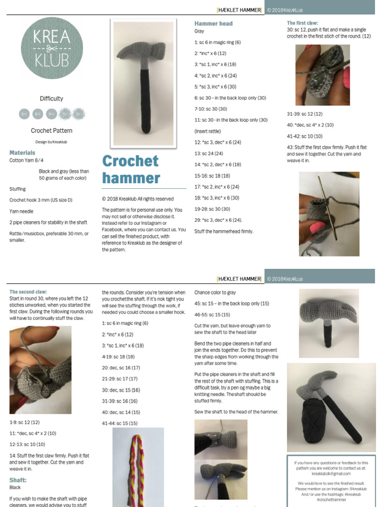 Crochet Hammer Experienced | PDF