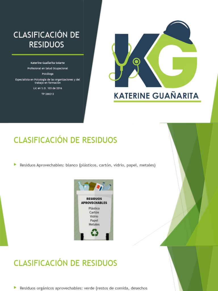 Clasificación de Residuos | PDF | Residuos