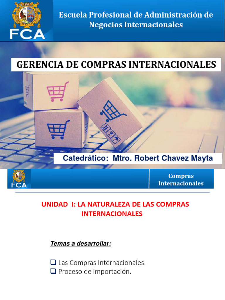Gerencia de Compras Internacionales | PDF | Obtención | Business
