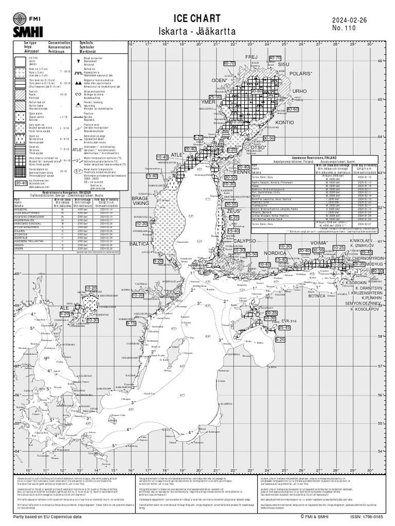Latest Black and White Ice Chart | PDF