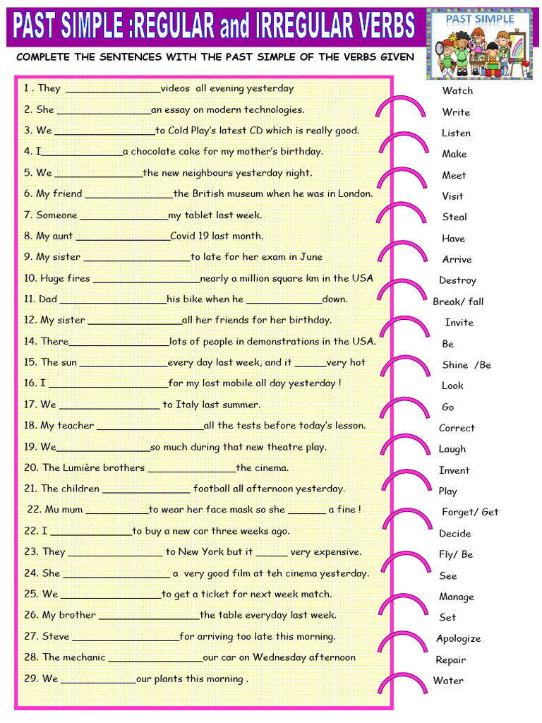 Grammar Assessment - Past Simple + KEY | PDF