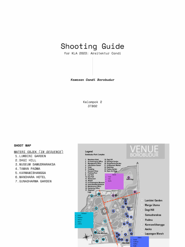 contoh Shooting Guide Kelompok 2 3TB02 | PDF