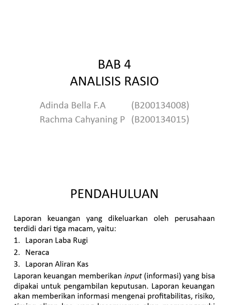 Analisis Rasio | PDF