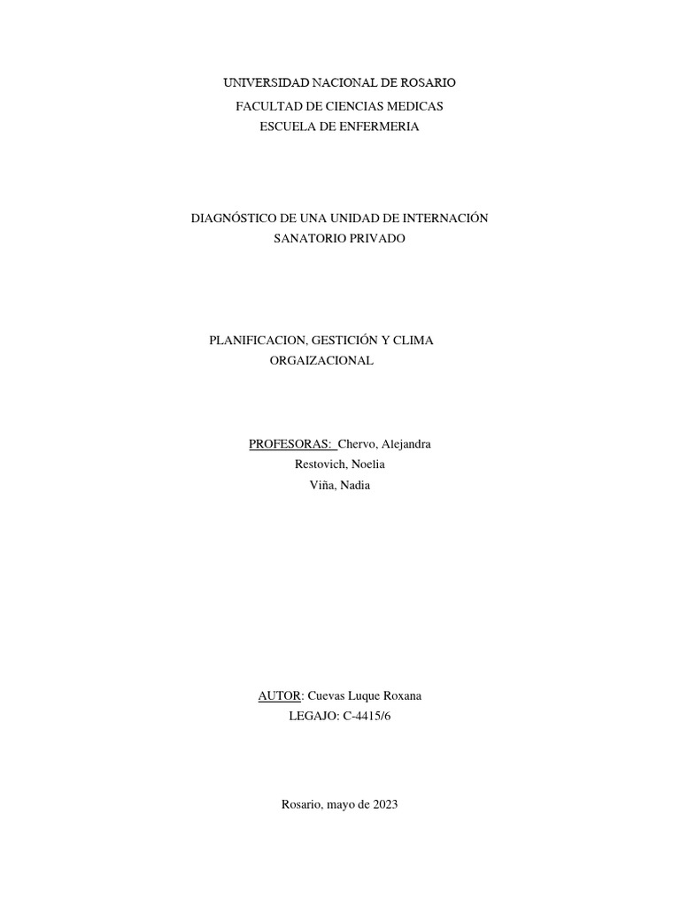 TP Plani Original 2323 | PDF | Enfermería | Medicina