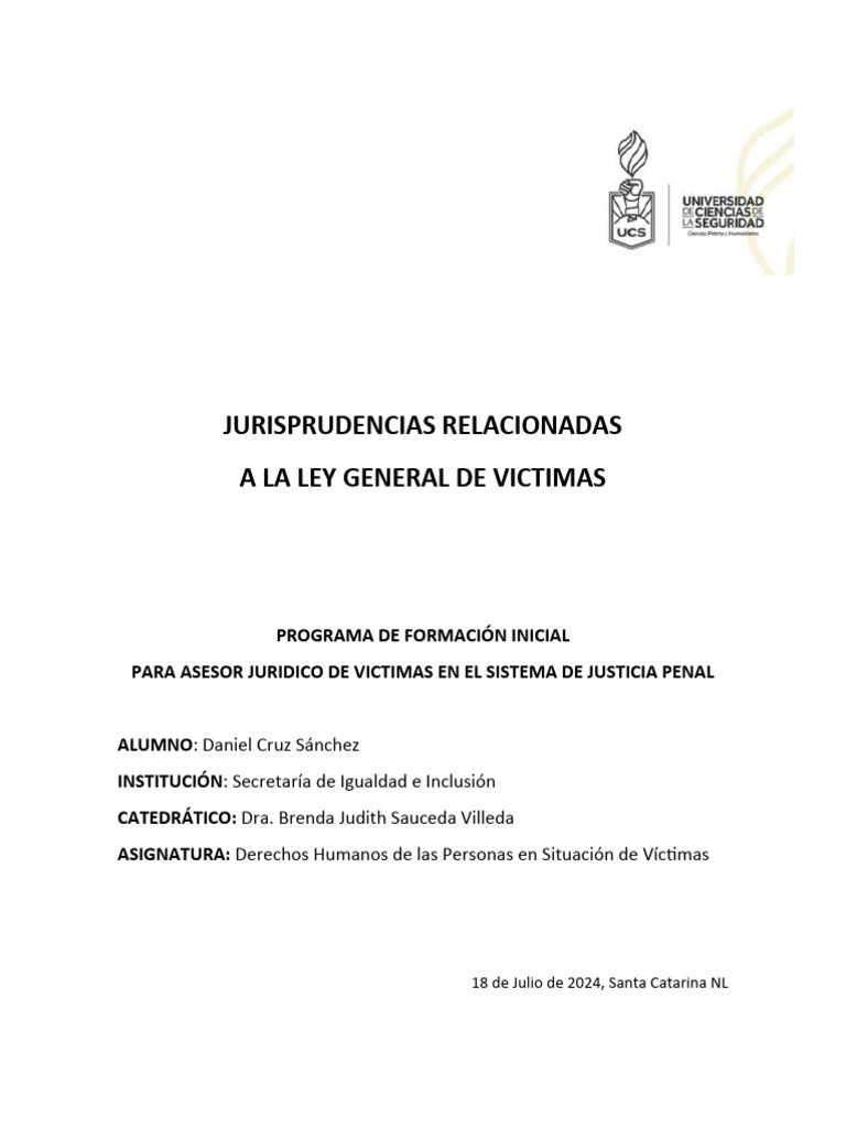 Juris Lex Tarea | PDF | Caso de ley | Judicaturas