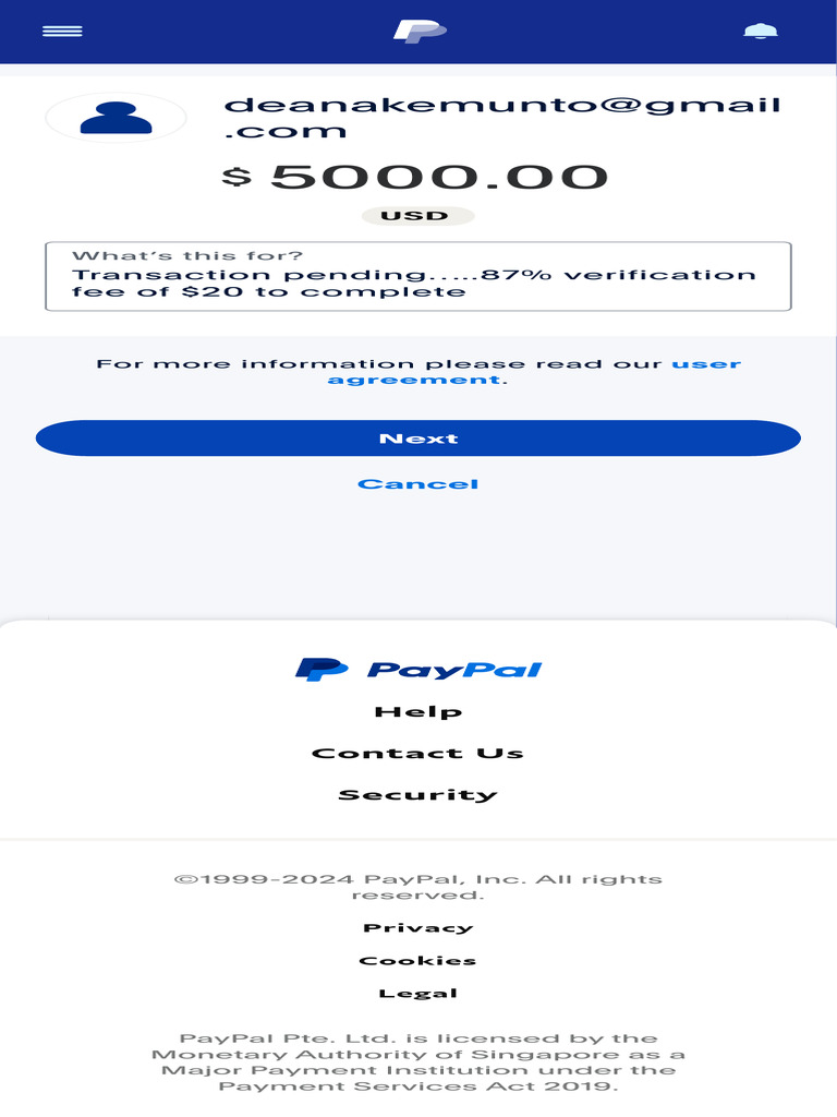 PayPal Make A Payment Preview | PDF