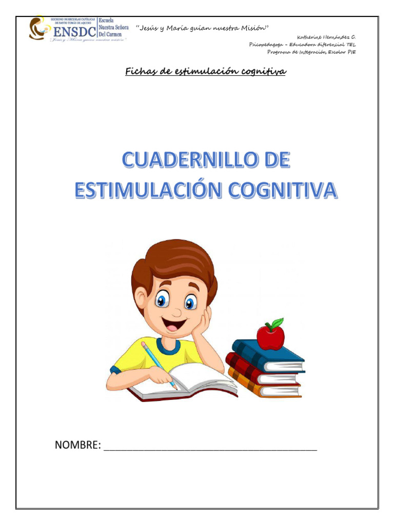 Compartir Cuadernillo - de - Estimulacion - Cognitiva - PIE | PDF