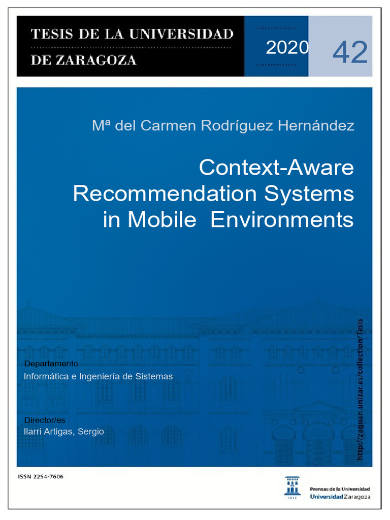 Context Aware Recommendation Systems Inmobile Environments Pdf