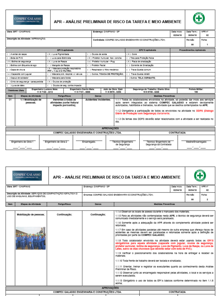 3 - Apr Compec - Imprimação Ok! | PDF | Tráfego | Engenheiro