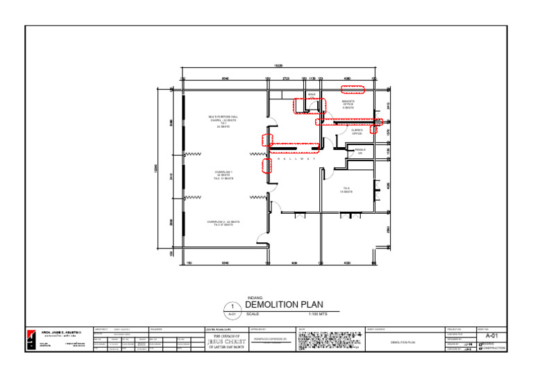 Demolition Plan: Male CR | PDF