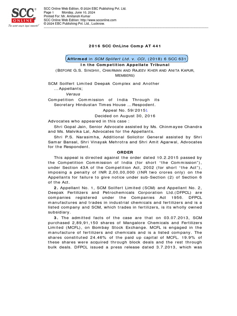 Penalty Imposed | PDF | Mergers And Acquisitions | Takeover